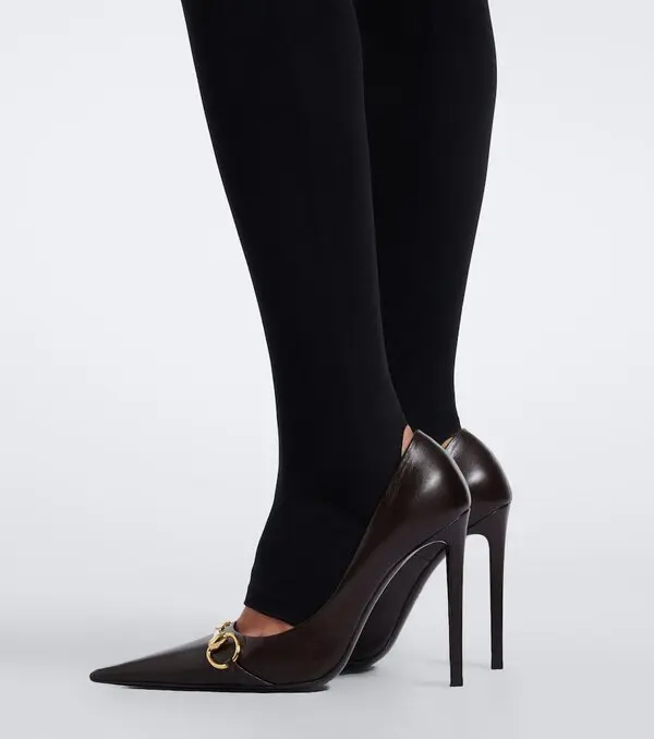 Gucci Donna Horsebit Leather Pumps