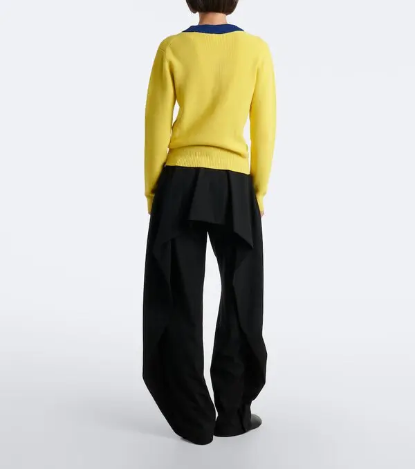 Loewe Wool Barrel-leg Pants