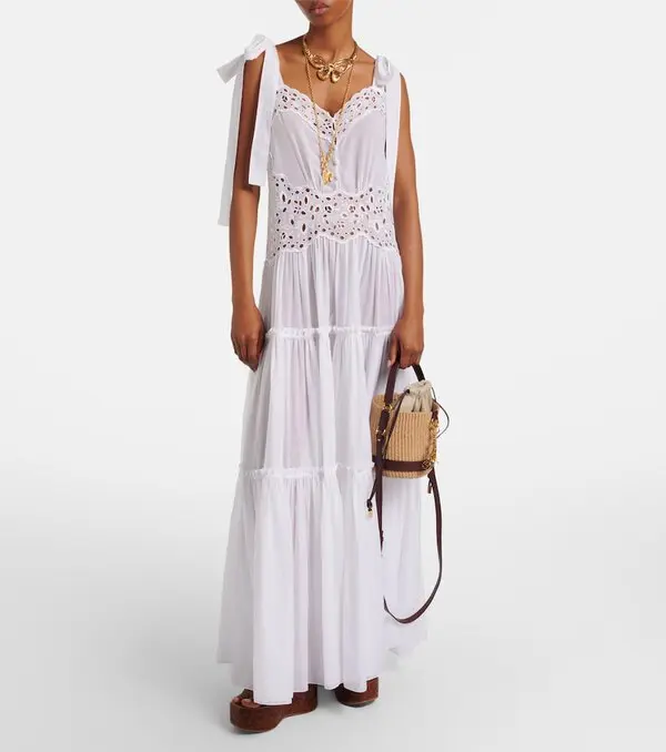 Chloé Cotton Voile Maxi Dress