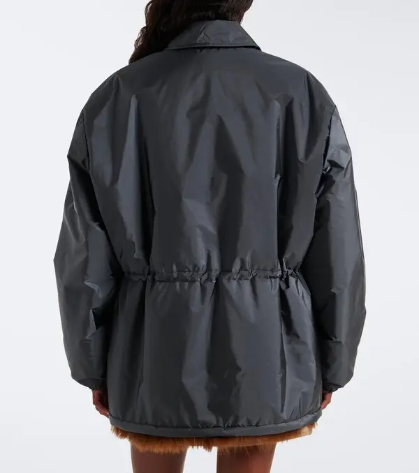 Miu Miu Shearling-lined Blouson Jacket