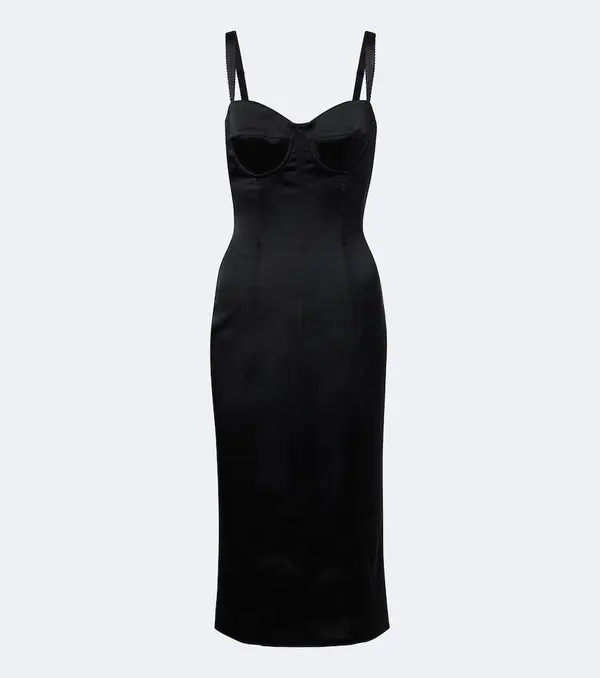 Dolce & Gabbana Satin Corset Dress