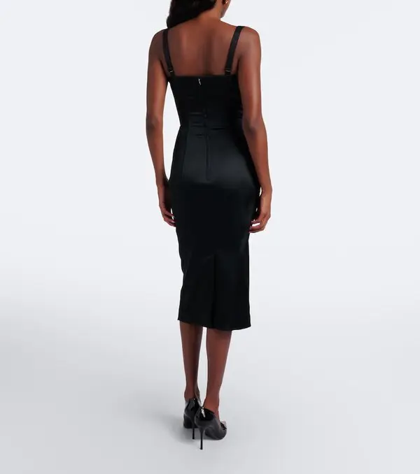 Dolce & Gabbana Satin Corset Dress