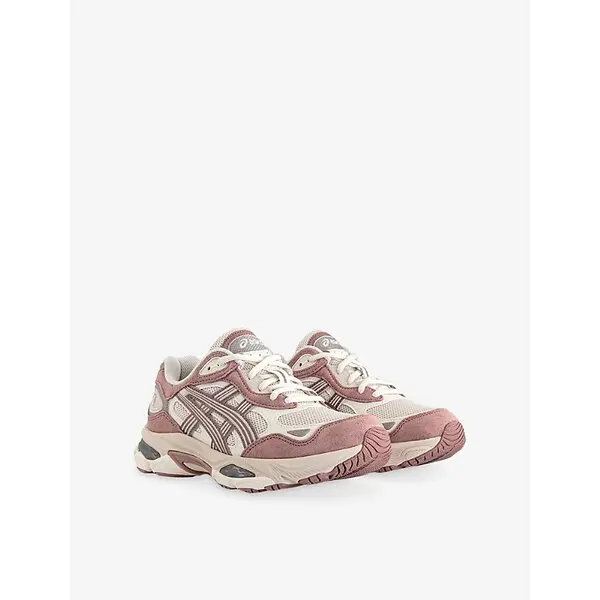 Asics Gel-nyc 2.0 Suede And Mesh Trainers