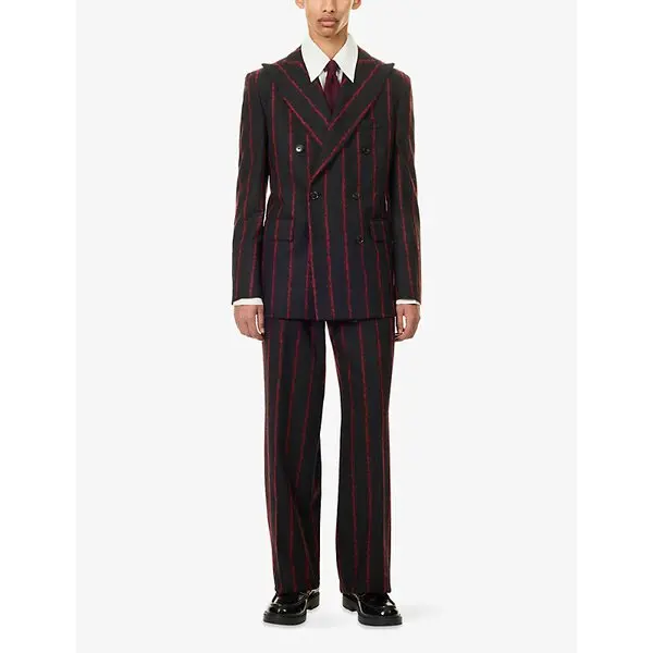 VIVIENNE WESTWOOD Captain Striped Wool Blazer