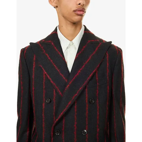 VIVIENNE WESTWOOD Captain Striped Wool Blazer