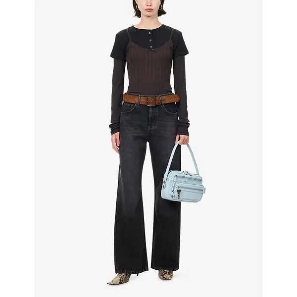 Acne Studios Regular-fit Wide-leg Denim Jeans