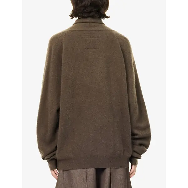 Frenckenberger Cross Draped Cashmere Jumper