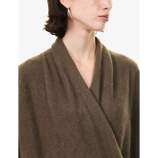Frenckenberger Cross Draped Cashmere Jumper