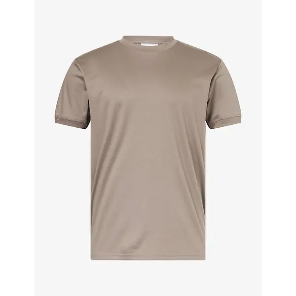 RAITH Luxe Mercerised Cotton T-shirt - Mushroom