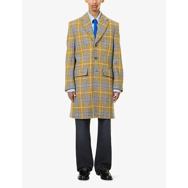 VIVIENNE WESTWOOD Huddersfield Check Wool Coat