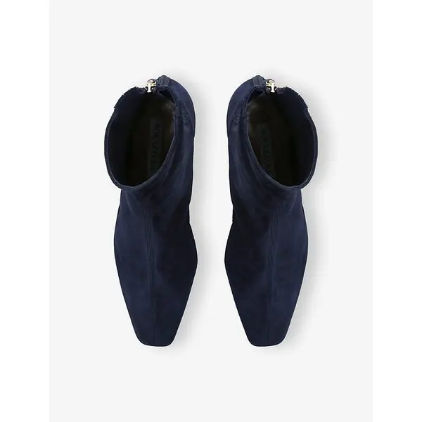 AQUAZZURA Saint Honore 35 Suede Ankle Boots