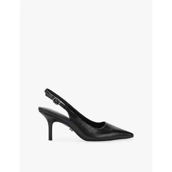 Carvela Spirit Heeled Leather Slingback Courts