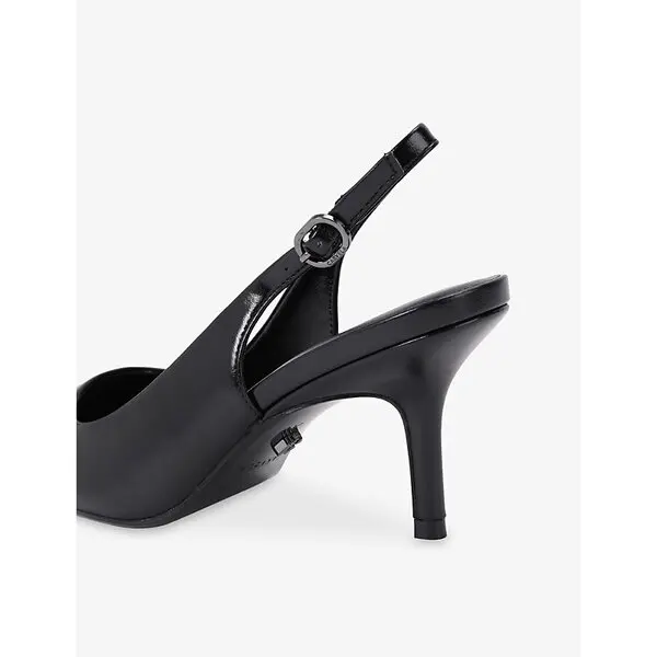 Carvela Spirit Heeled Leather Slingback Courts