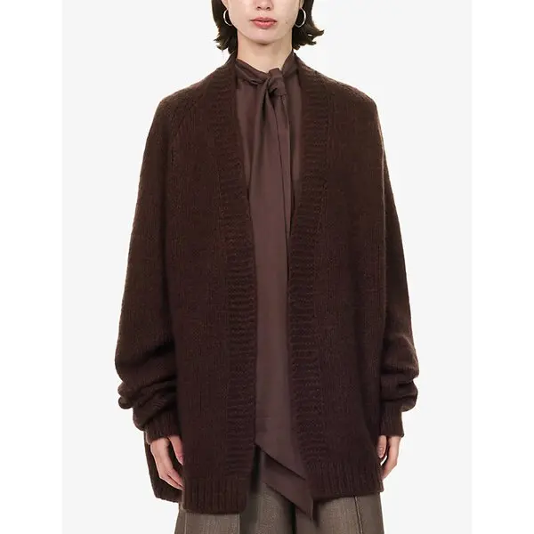 Frenckenberger Big Knit Wool-and-cashmere Cardigan