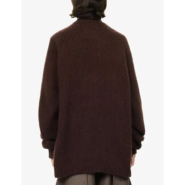 Frenckenberger Big Knit Wool-and-cashmere Cardigan