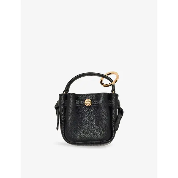 Tory Burch Romy Leather Bucket Bag Charm