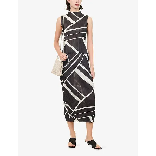 Issey Miyake Graphic Knit Top