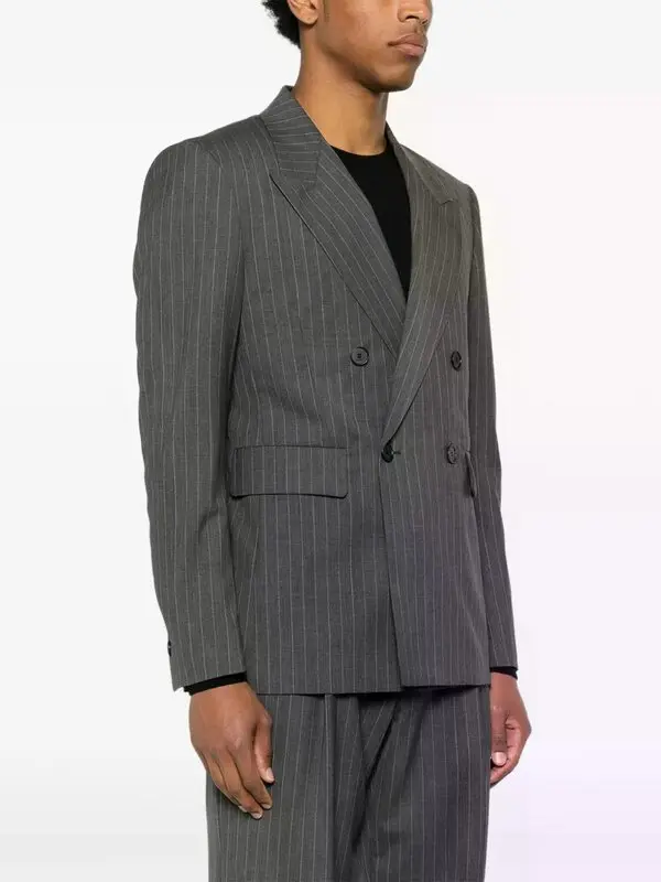 Sandro Pinstriped Double-breasted Blazer