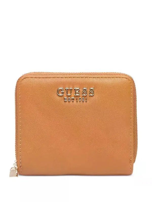 Guess Logo-plaque Zip-around Wallet