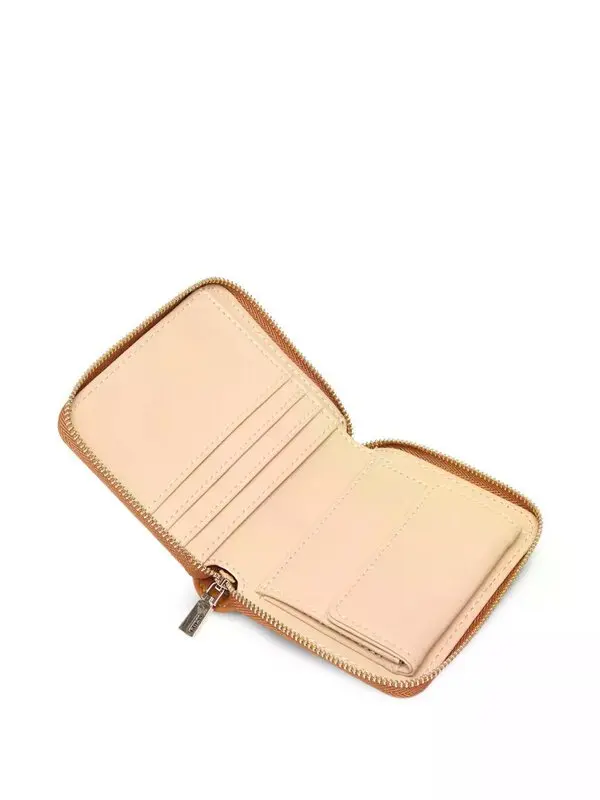 Guess Logo-plaque Zip-around Wallet