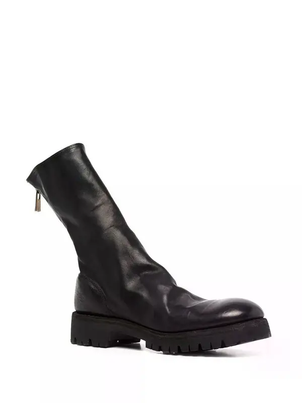 Guidi Zip-fastening Leather Ankle Boots