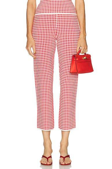 Posse Micah Pant - Red Gingham