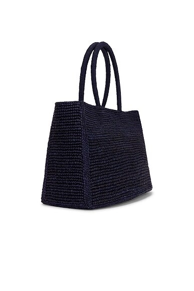 LIÉ STUDIO The Small Charlotte Raffia Bag