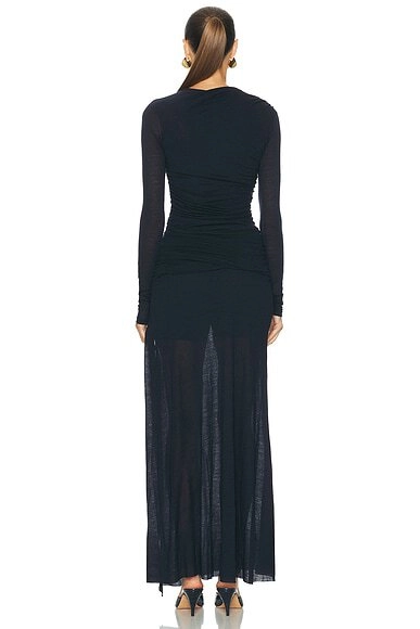 SEV Draped Knit Long Dress