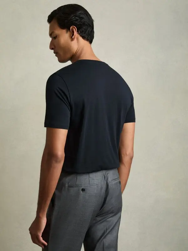 REISS Bless Pack Cotton Crew-neck Tailored-fit T-shirts-pack