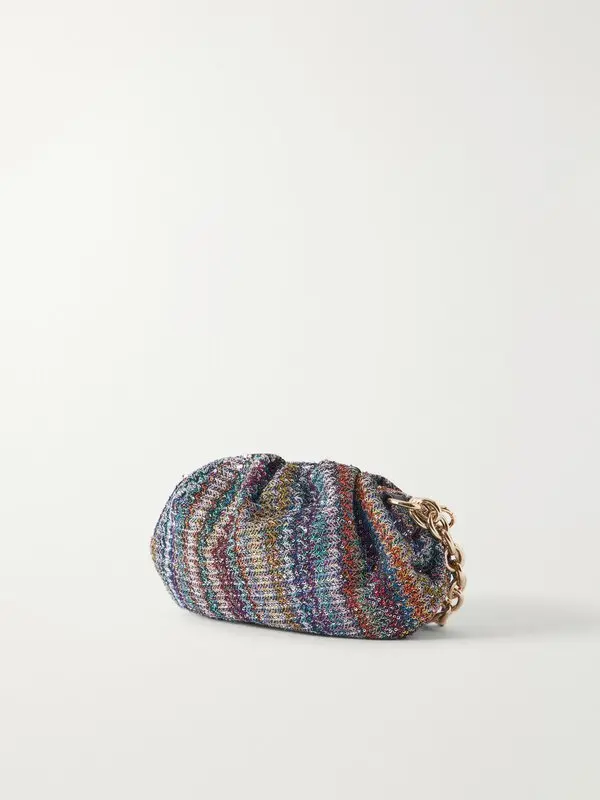 Missoni Caperdoni Sequined Striped Shoulder Bag