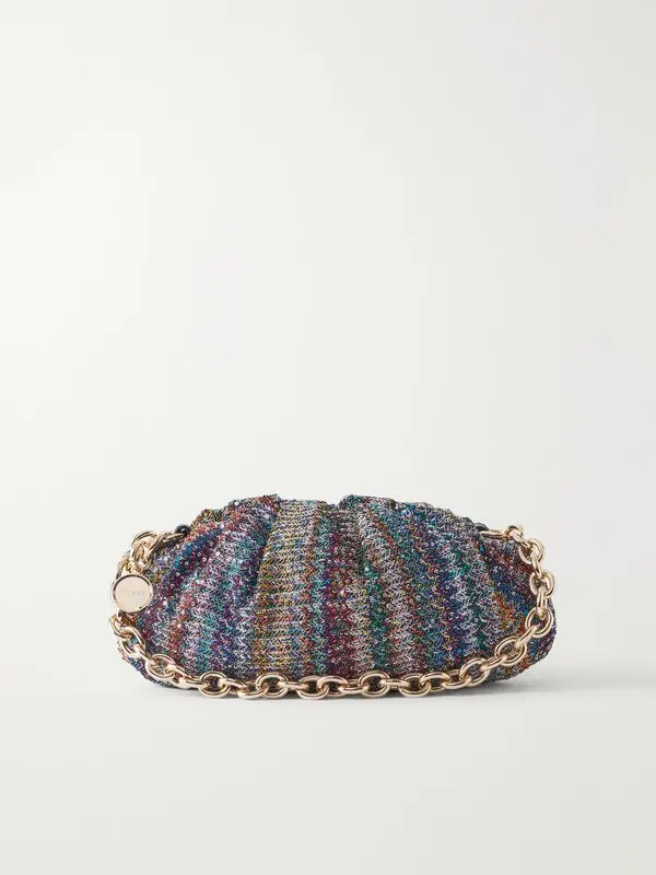 Missoni Caperdoni Sequined Striped Shoulder Bag - Multi