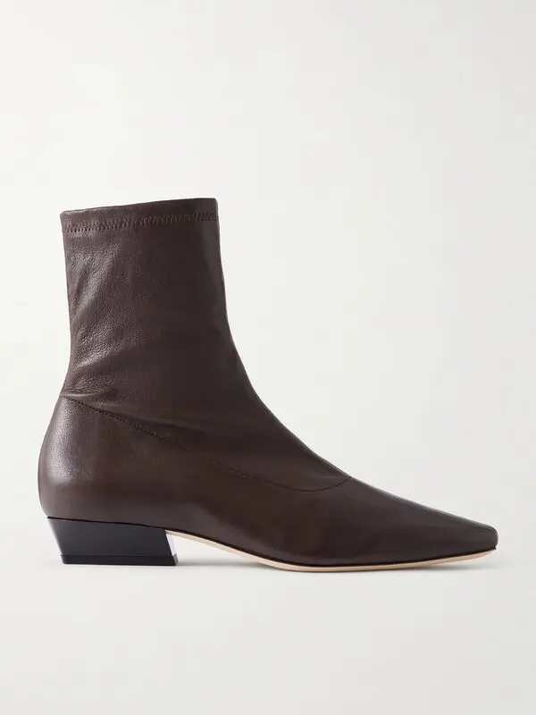 Staud Wally Leather Ankle Boots