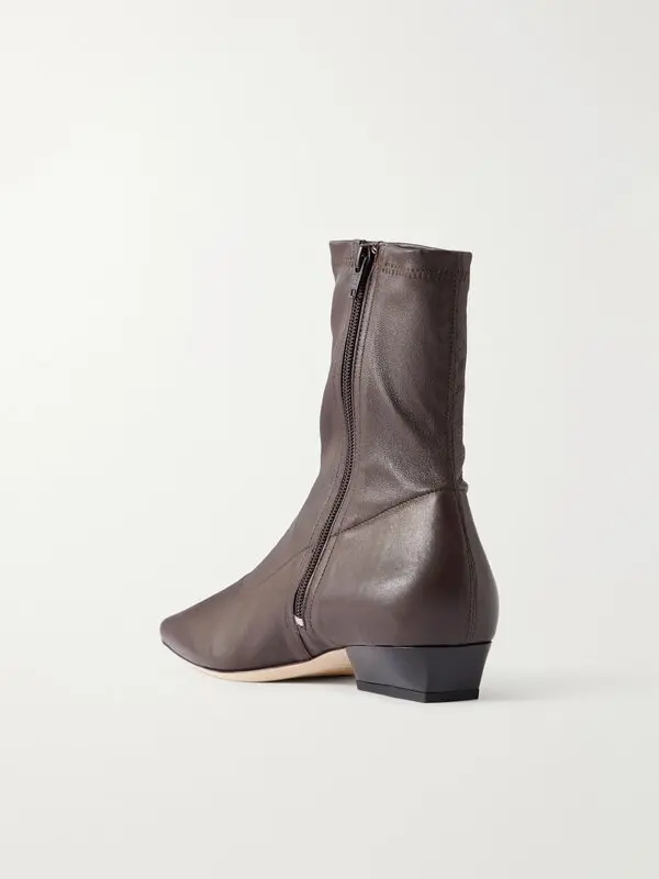 Staud Wally Leather Ankle Boots