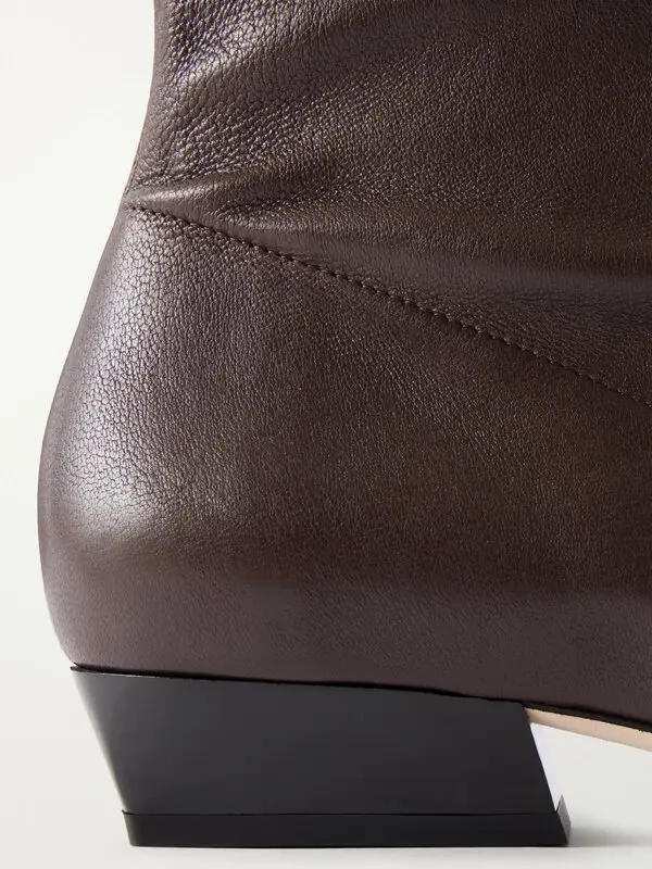 Staud Wally Leather Ankle Boots