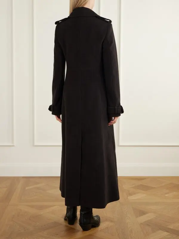 Gabriela Hearst Houstt Double-breasted Cashmere-corduroy Coat