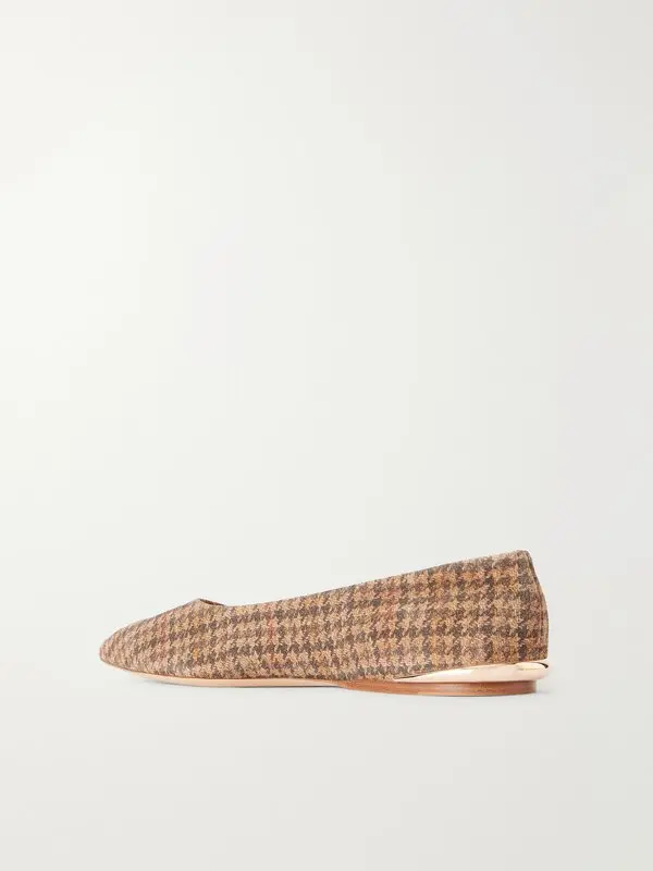 Gabriela Hearst Fleur Printed Suede Flats