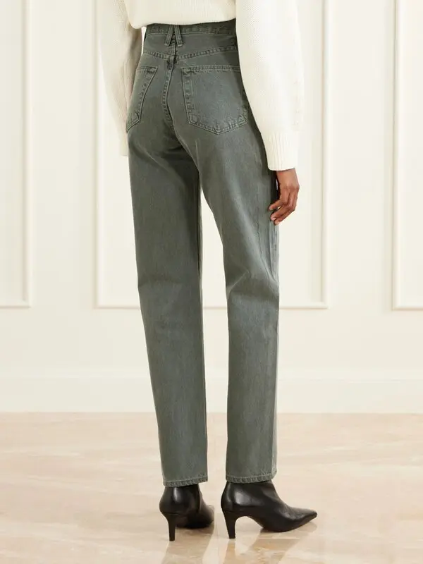 SLVRLAKE High-rise Straight-leg Jeans