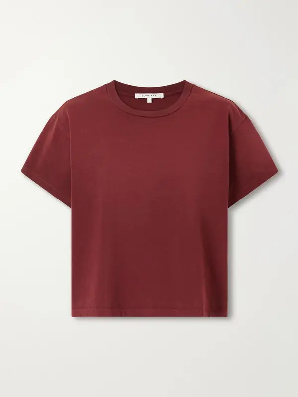 SLVRLAKE Square Cotton-jersey T-shirt