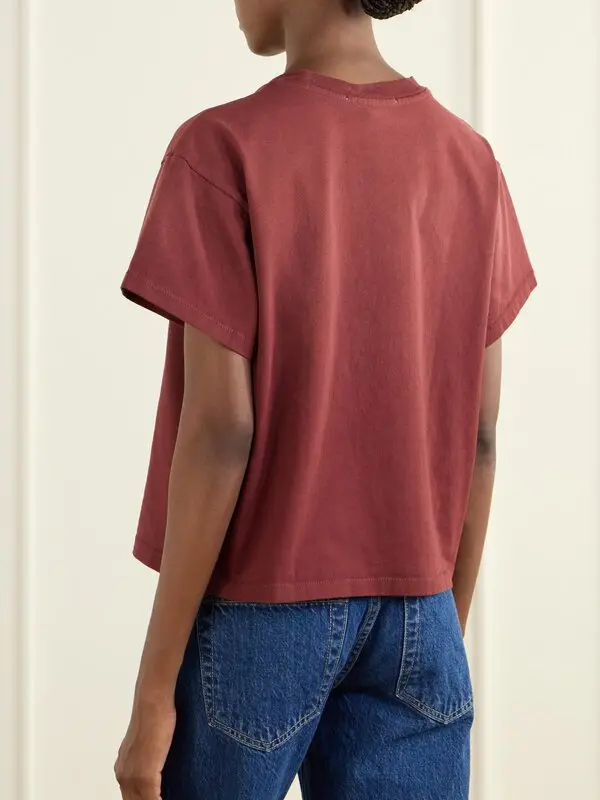 SLVRLAKE Square Cotton-jersey T-shirt