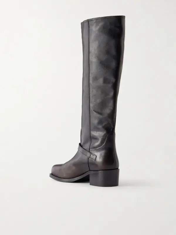 Staud Brooklyn Leather Knee Boots