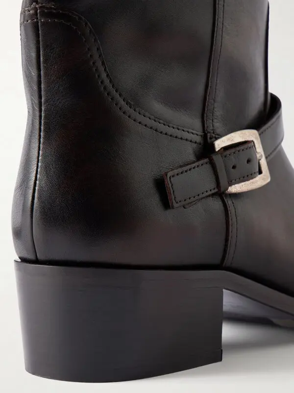 Staud Brooklyn Leather Knee Boots