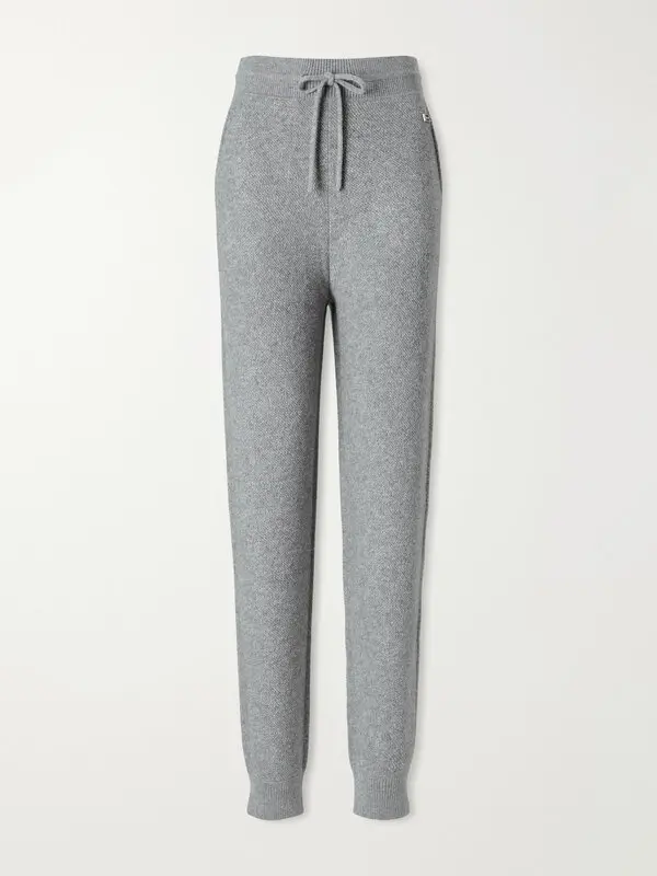 Victoria Beckham Wool And Cashmere-blend Track Pants