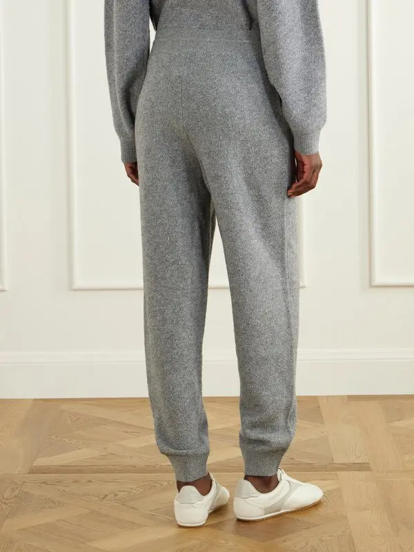 Victoria Beckham Wool And Cashmere-blend Track Pants