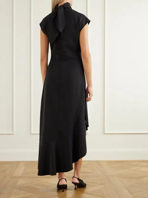 Proenza Schouler Elodine Draped Jersey Maxi Dress