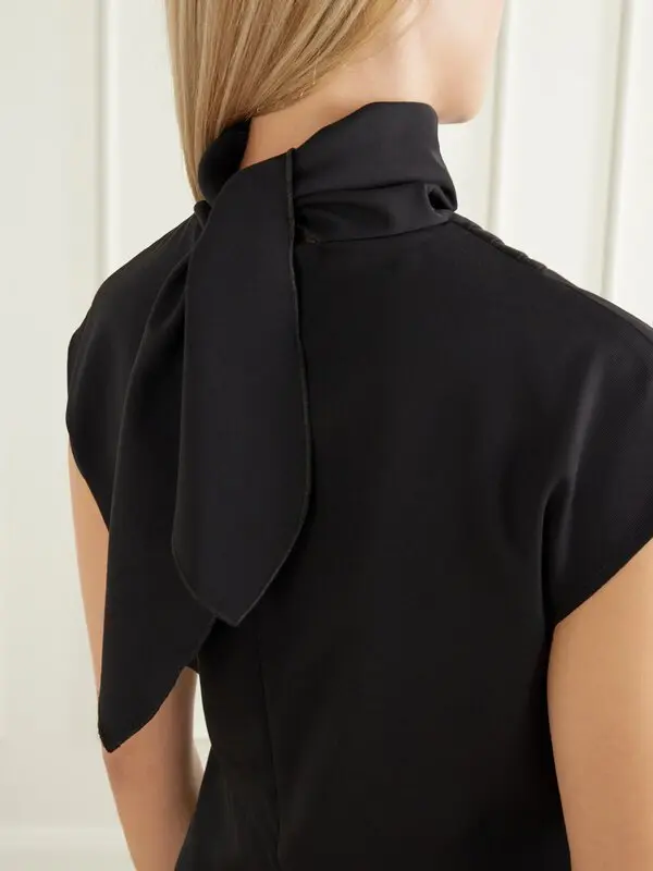 Proenza Schouler Elodine Draped Jersey Maxi Dress