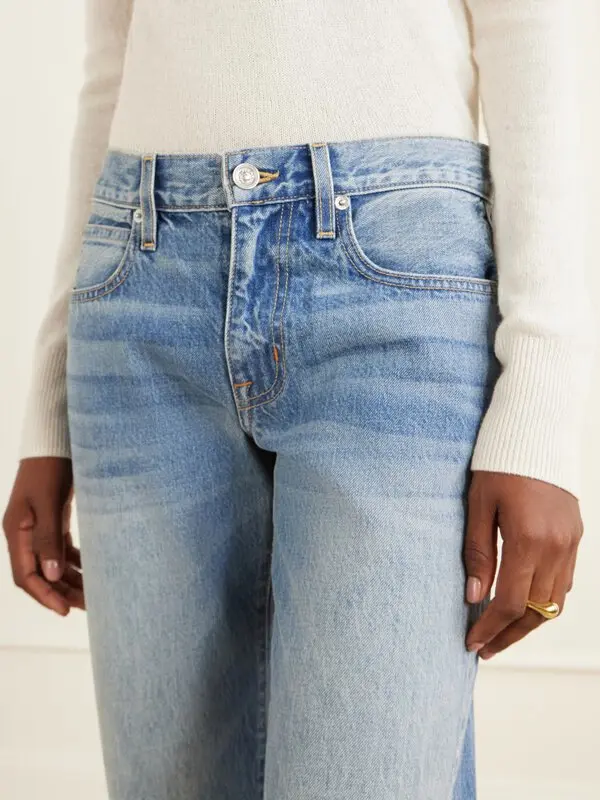 SLVRLAKE Isabel Low-rise Straight-leg Jeans