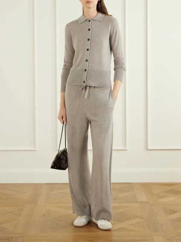 Le Kasha Fraga Ribbed Cashmere Cardigan