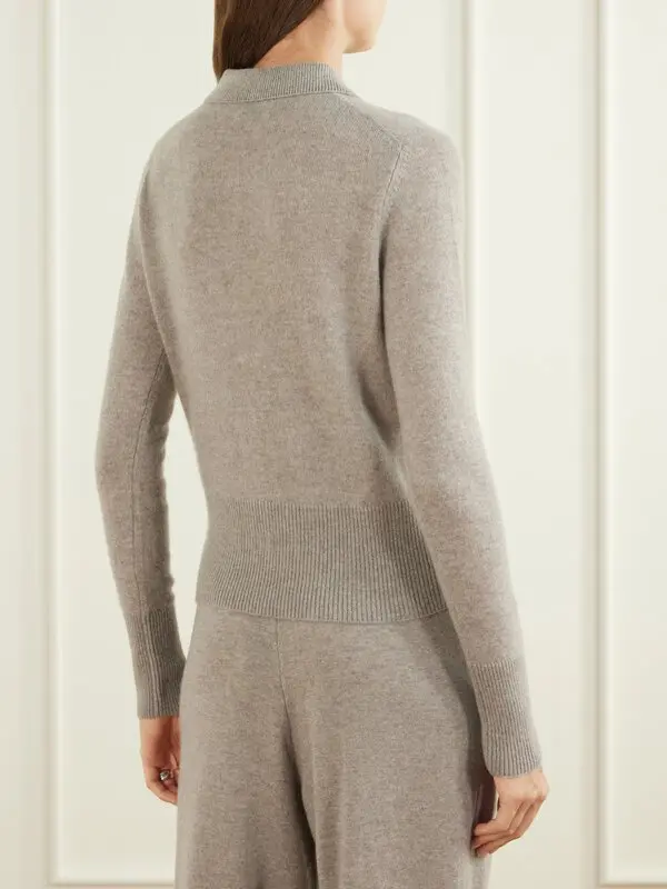 Le Kasha Fraga Ribbed Cashmere Cardigan