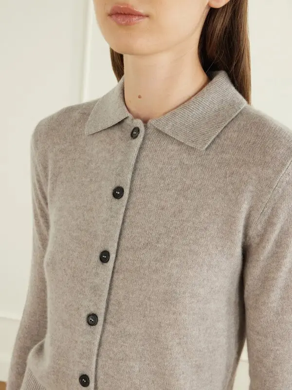 Le Kasha Fraga Ribbed Cashmere Cardigan