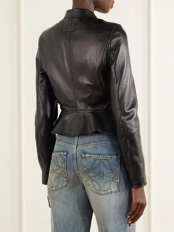 Loewe Leather Biker Jacket
